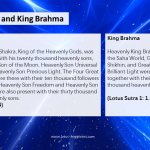 Lord Shakra and King Brahma - Lotus Happiness