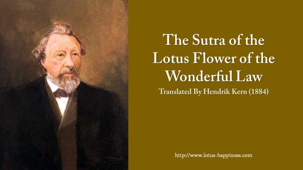 The Lotus Sutra by Hendrik Kern (Chapter V - On Plants) - Lotus Happiness