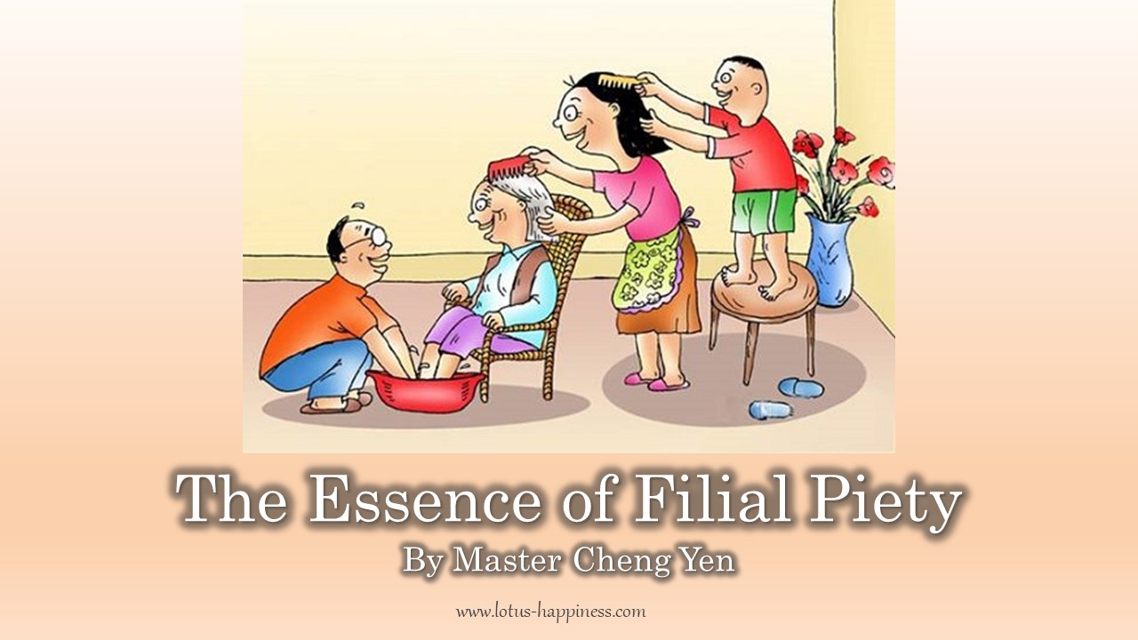 The Essence Of Filial Piety Lotus Happiness
