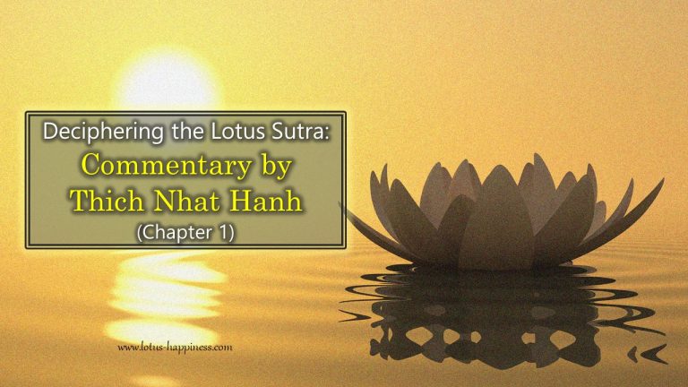 10 Inspirational Quotes in the Lotus Sutra (Part 1) - Lotus Happiness